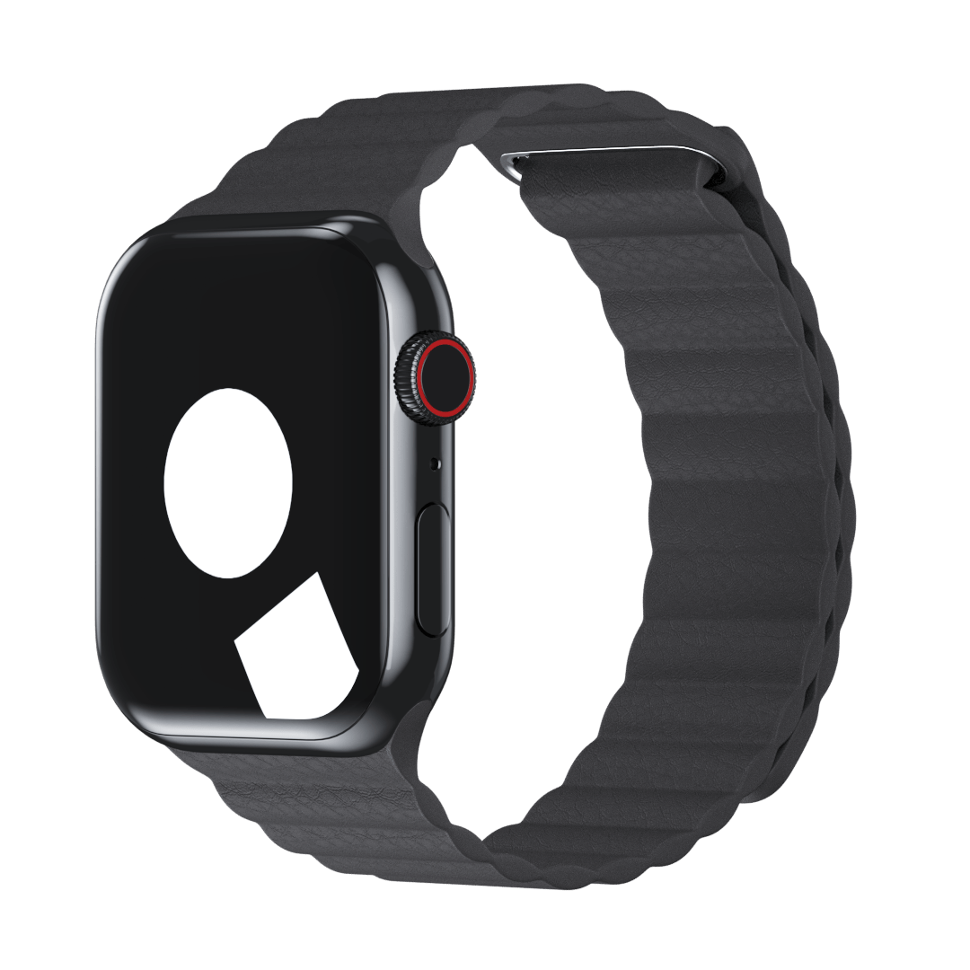Storm Grey Leather Loop Band for Apple Watch - iSTRAP