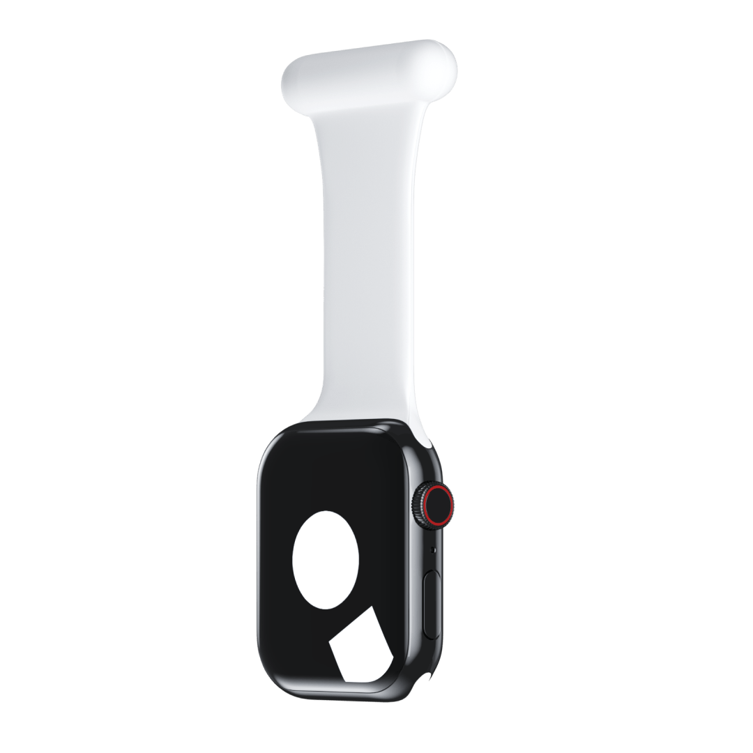White Pin Fob for Apple Watch - iSTRAP