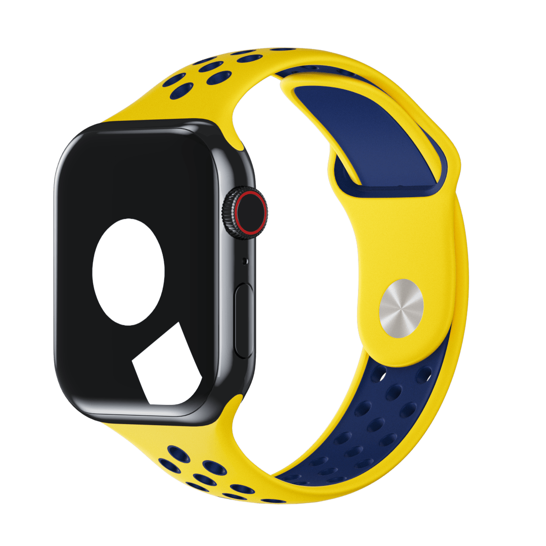 Yellow/Obsidian Sport Band Active Strap for Apple Watch - iSTRAP